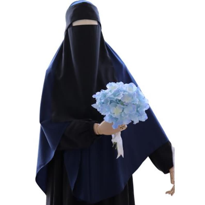 Single Flap Niqab Basic Arab Face Veil/covering Great for Umrah/hajj ...