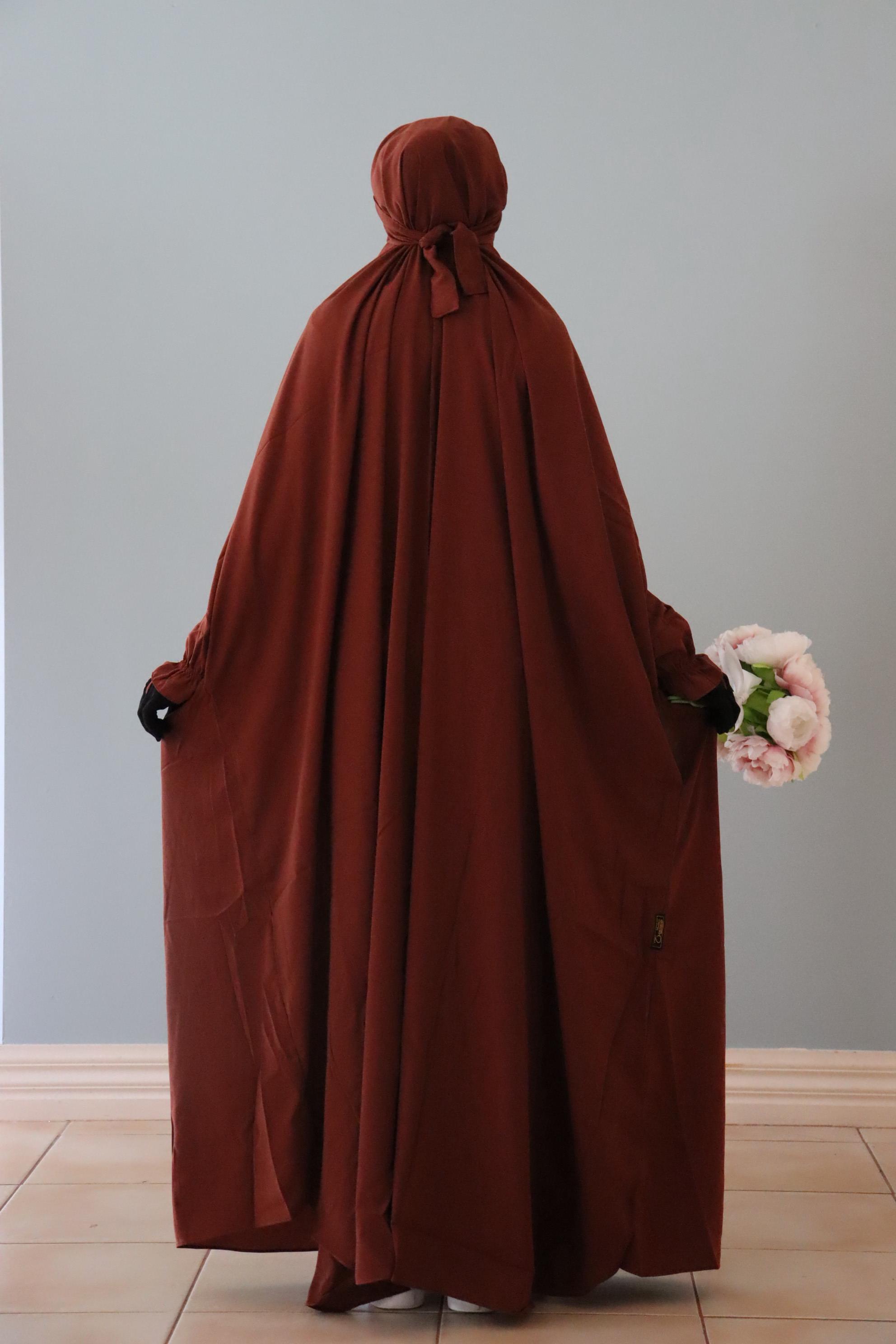 Overhead/one Piece French Khimar Convert to Niqab Muslim Prayer Outfit ...
