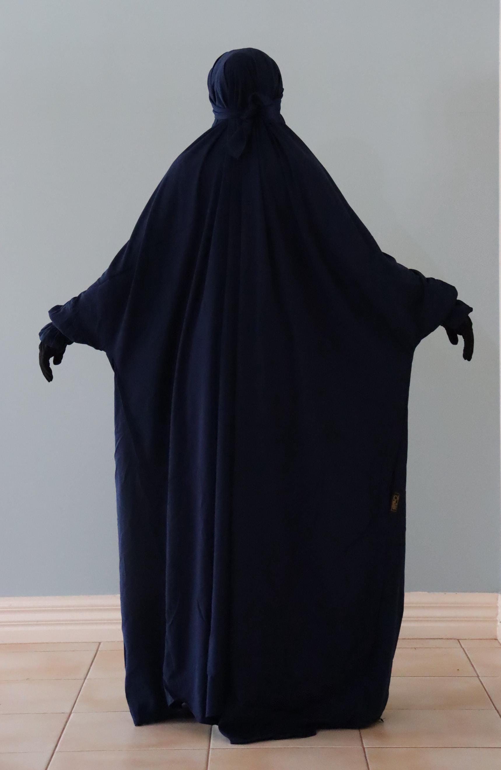 Overhead/one Piece French Khimar Convert to Niqab Muslim Prayer Outfit ...