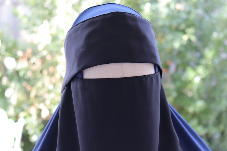 Best Sellers! Breathable Single Flap Niqab Basic Arab Face Veil ...