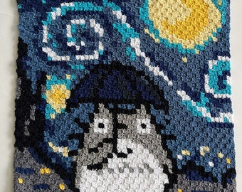 C2C Crochet Starry Night Blanket Pattern - Etsy