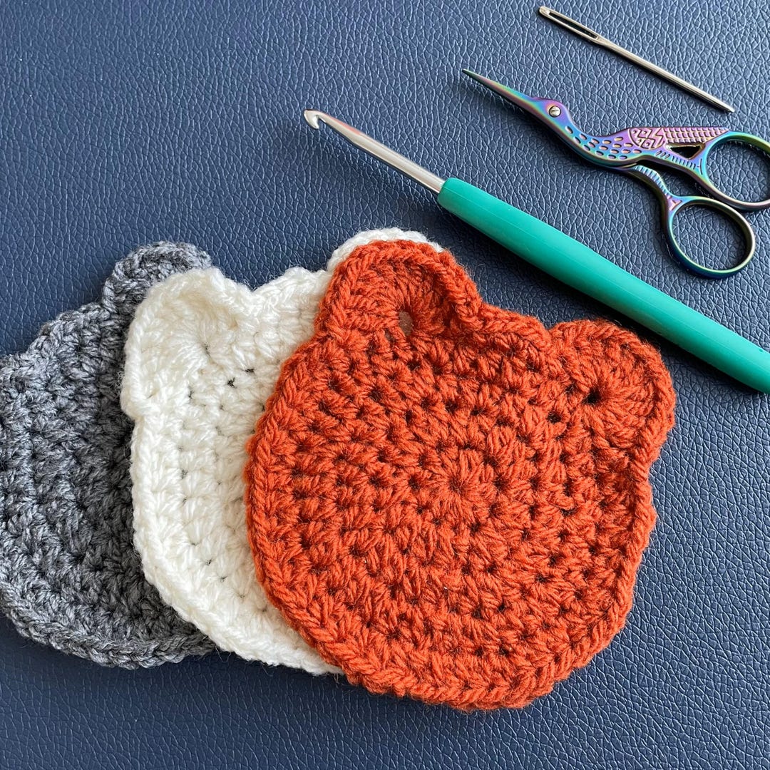 Crochet Bear Coaster Pattern - PDF Pattern (instant Download) - Etsy