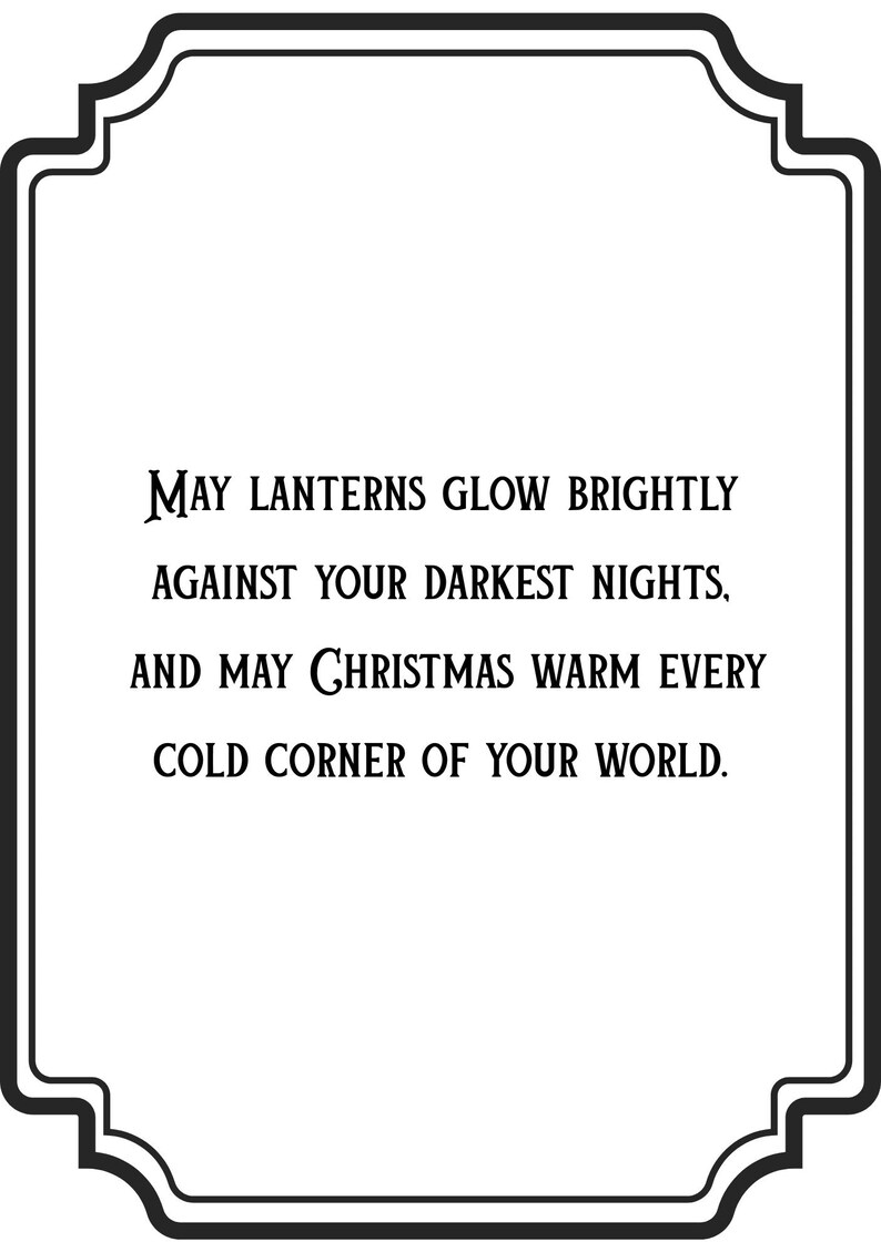 Stone Bridge Silent Night Christmas Card – Gothic Winter Wonderland ...