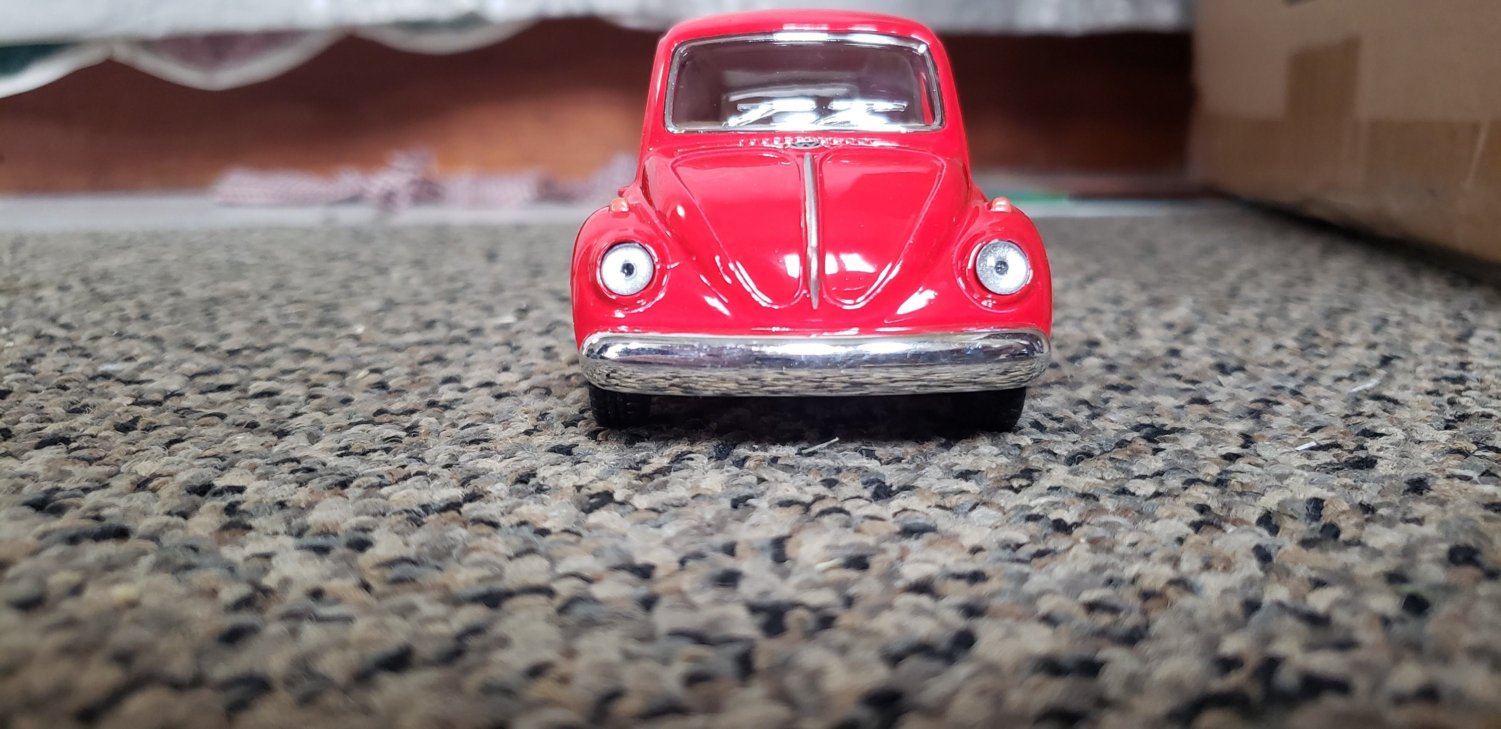 Retro Volkswagen VW Beetle Bug Red Punch Buggy 3.75 - Etsy