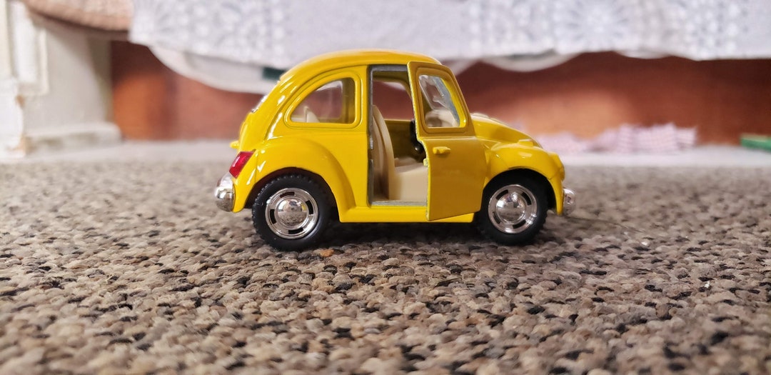 Retro Volkswagen VW Beetle Bug Bright Yellow Punch Buggy 3.75 - Etsy