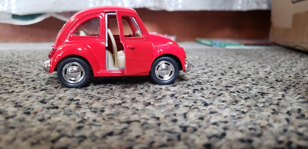 Retro Volkswagen VW Beetle Bug Red Punch Buggy 3.75 - Etsy