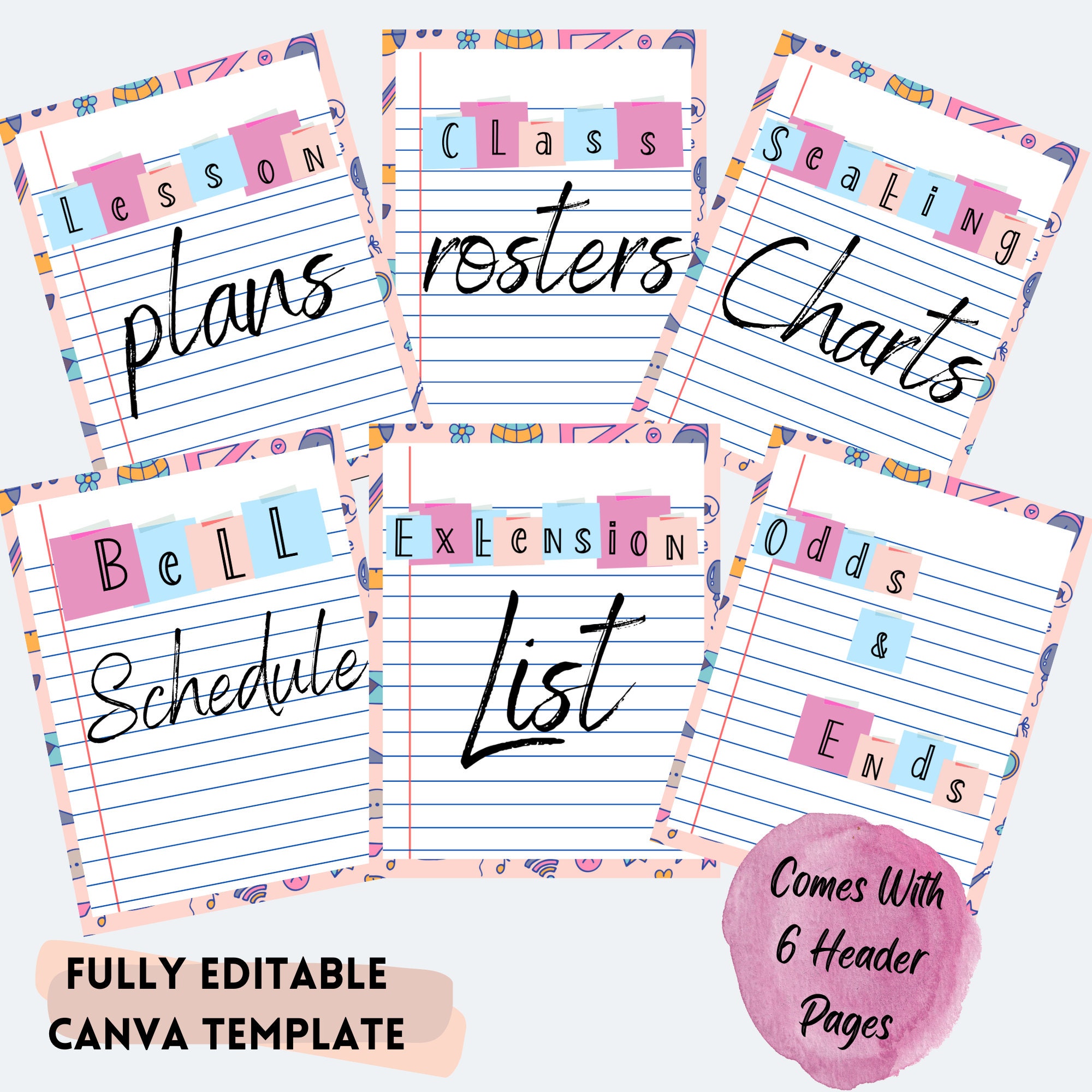 Teacher Substitute Binder, While You Were Out, Sub Plans, Digital ...