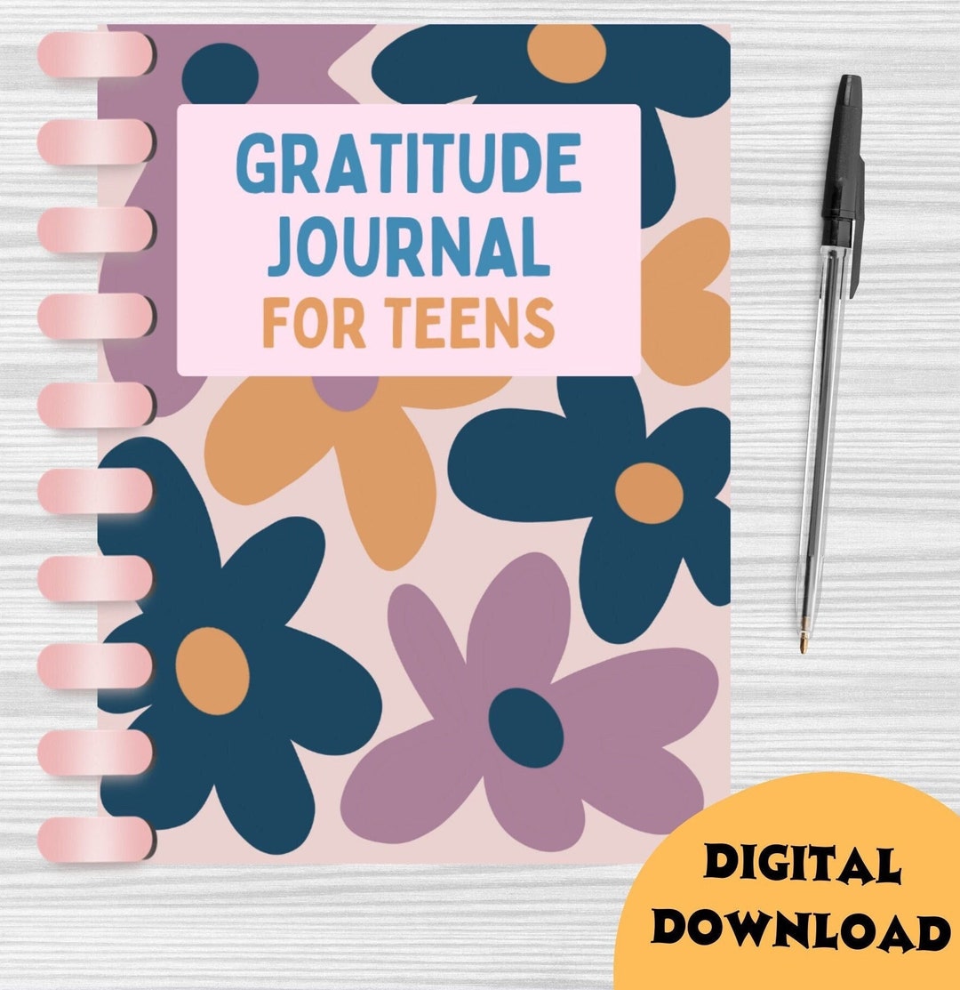 Gratitude Journal, Gratitude Journal for Teens, Thankfulness, Thankful ...