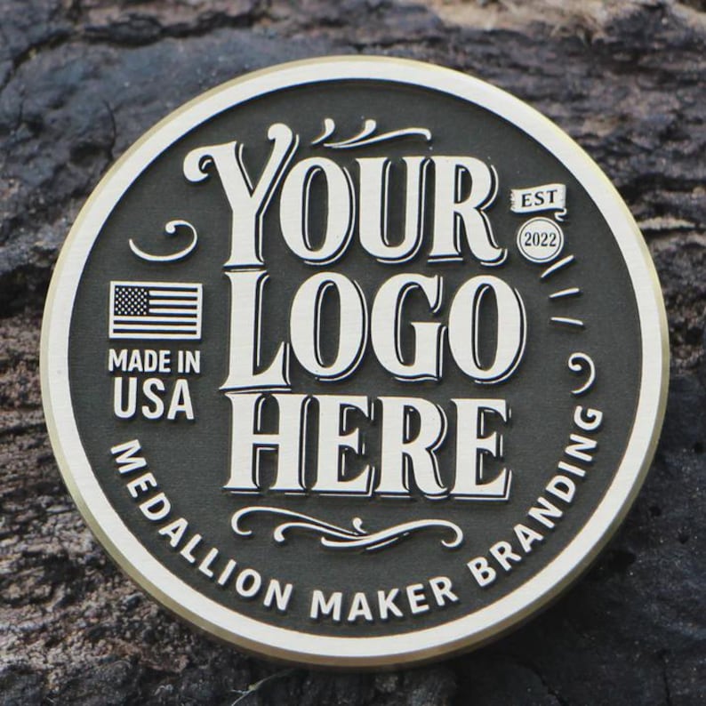 Inlay Brass Medallions - Makers Mark - Inlay Brass W/ Template ...