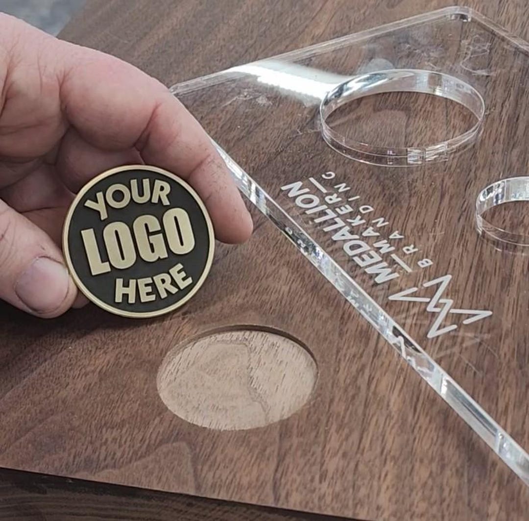 Inlay Brass Medallions - Makers Mark - Inlay Brass W/ Template ...