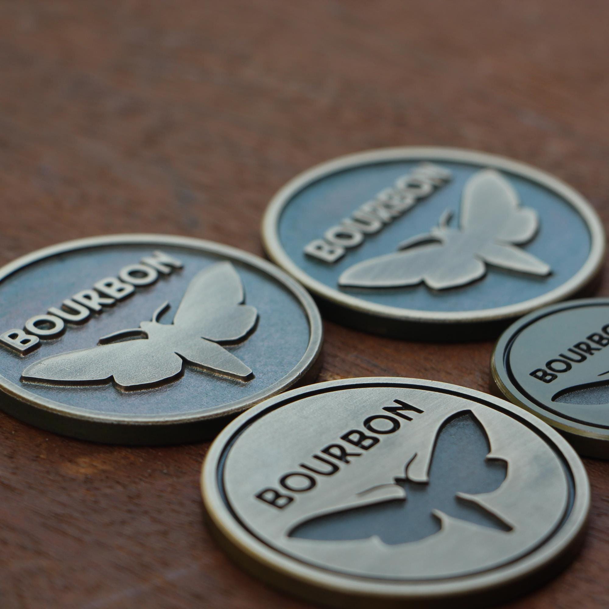 Inlay Brass Medallions - Makers Mark - Inlay Brass W/ Template ...