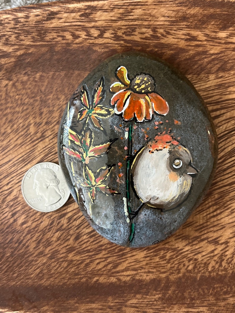 Bird Painted Rock - Etsy