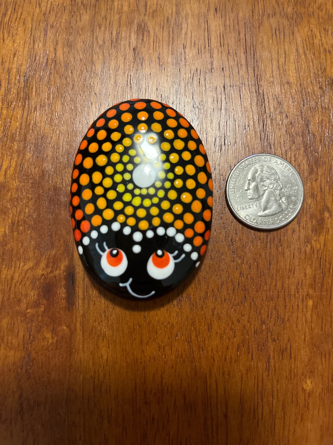 Ladybug Painted Rock - Etsy