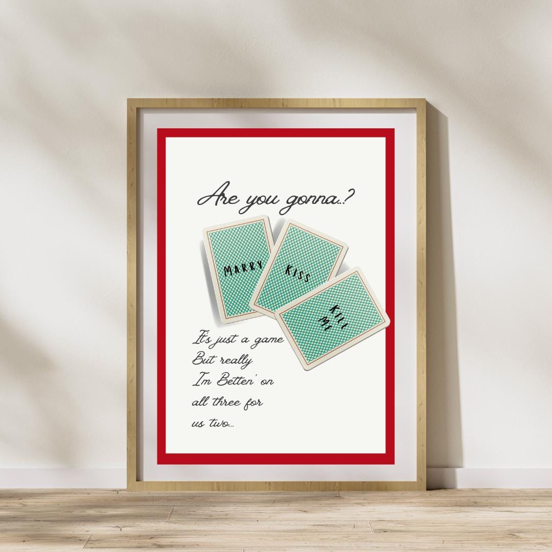 So High School TTPD Poster | Printable Wall Art | Digital Download ...