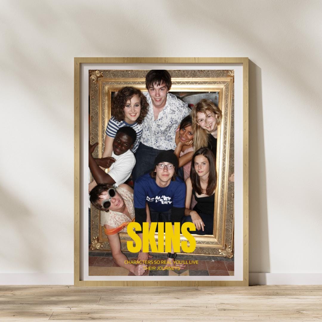 Tv Show Skins Digital Uk Wall Art Digital Room Decor Wall Art Poster T For Him Her Etsy
