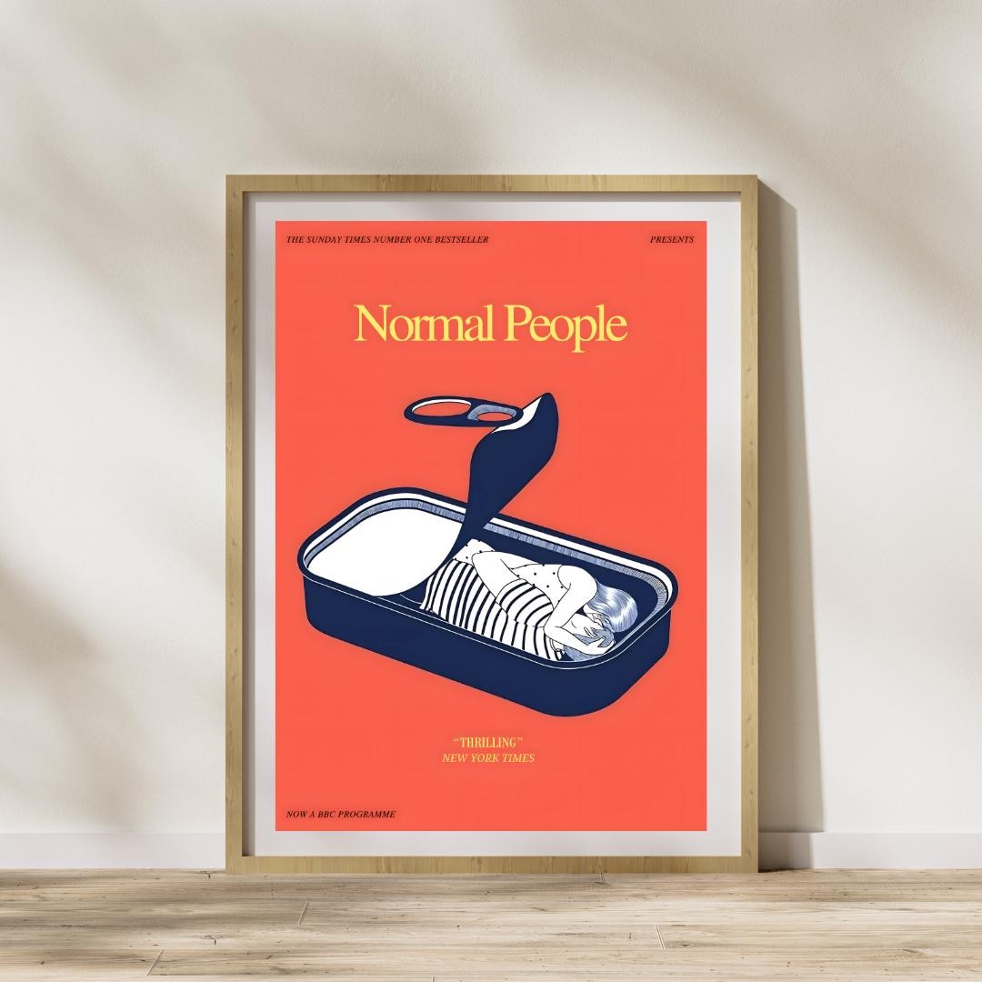 Normal People (DIGITAL) Poster Minimalist Tv Series Poster | Vintage ...