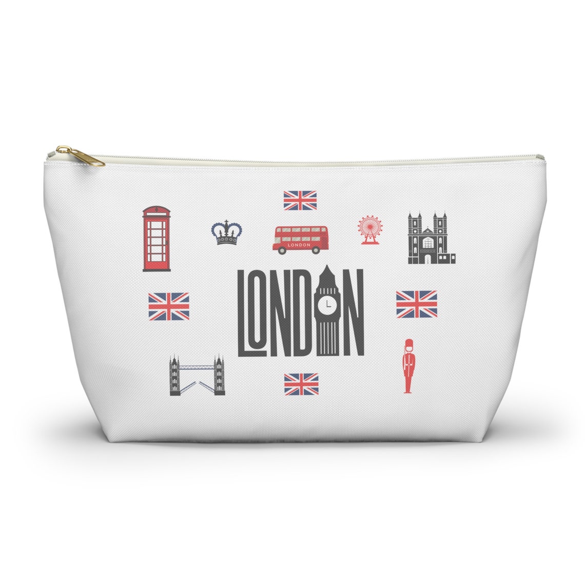 London Dreams Cosmetic Bag London Makeup Bag British-themed Makeup Bag ...