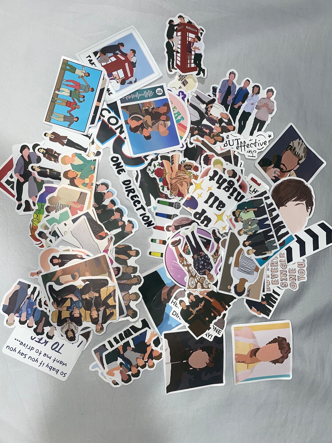 3pcs Personalized One Direction Stickers Zayn Louis Harry Niall ...