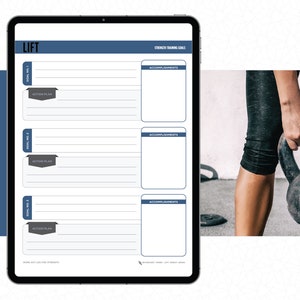 Strength Modern Digital Fitness Planner — Works With Goodnotes and ...