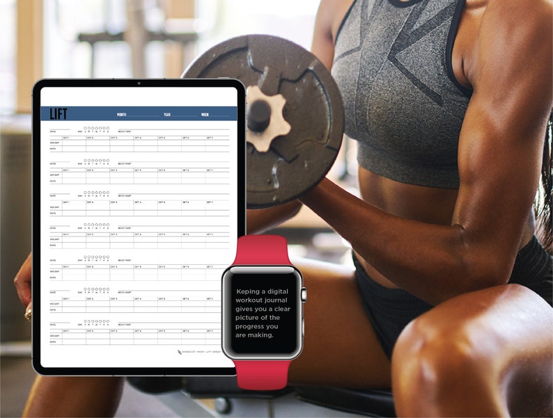 Strength Modern Digital Fitness Planner — Works With Goodnotes and ...
