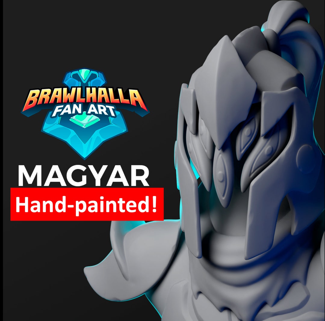 Brawlhalla Magyar Bust Figur - Etsy