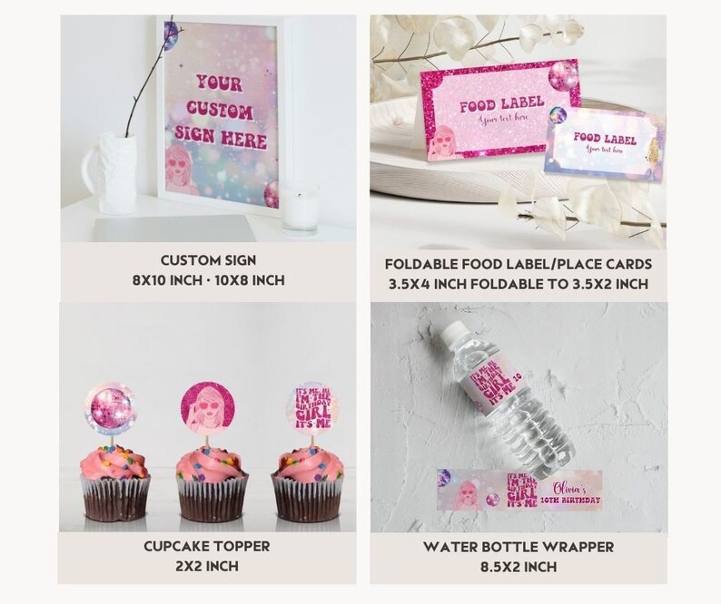 Eras Birthday Party Bundle, Eras Party Ticket Stub Invitation, Swiftie ...