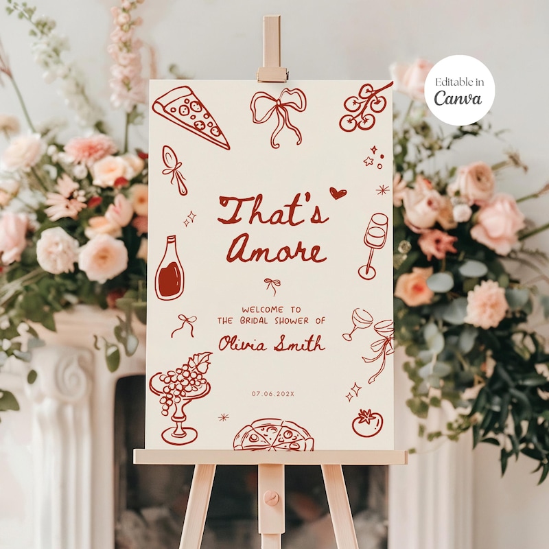 Wedding Brunch Shower Poster - Etsy UK