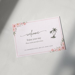 Editable Airbnb Thank You Card for Rental Host, Printable Template ...