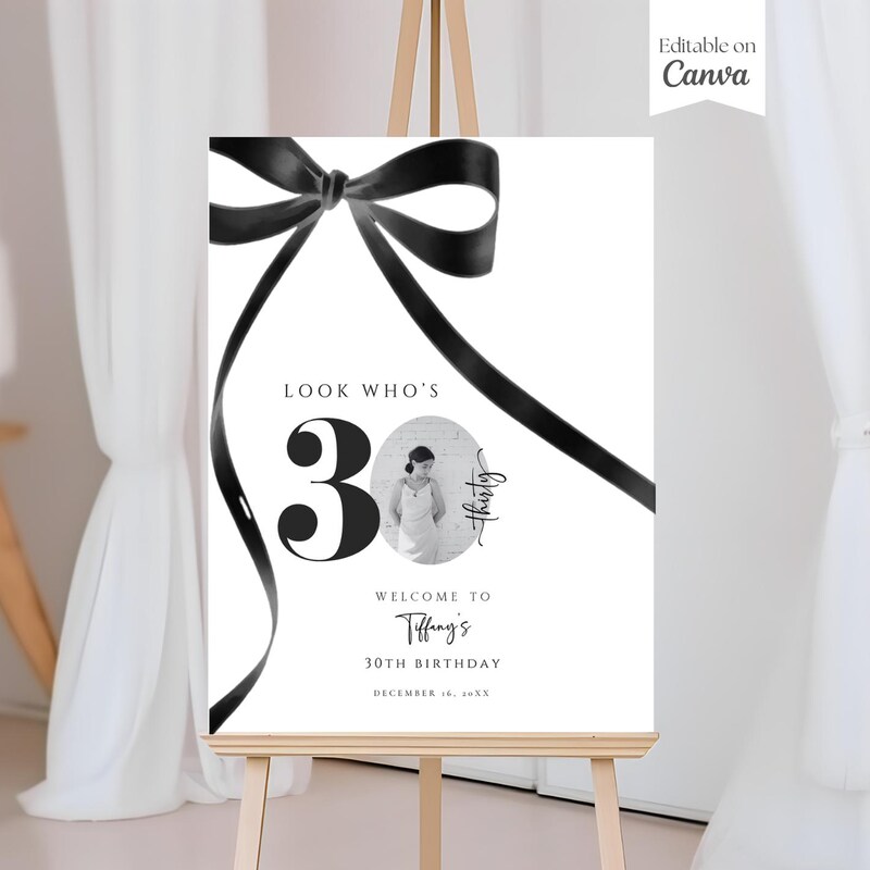 30th Birthday Sign - Etsy