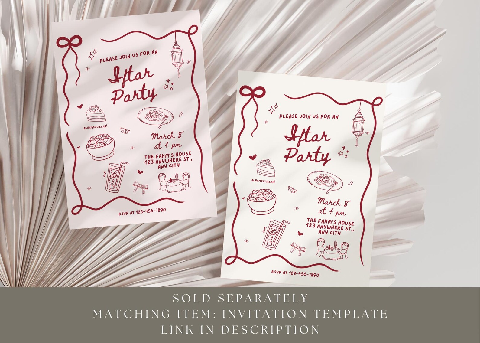 Editable Eid Food Label, Ramadan Place Cards, Eid Custom Signs, Ramadan ...