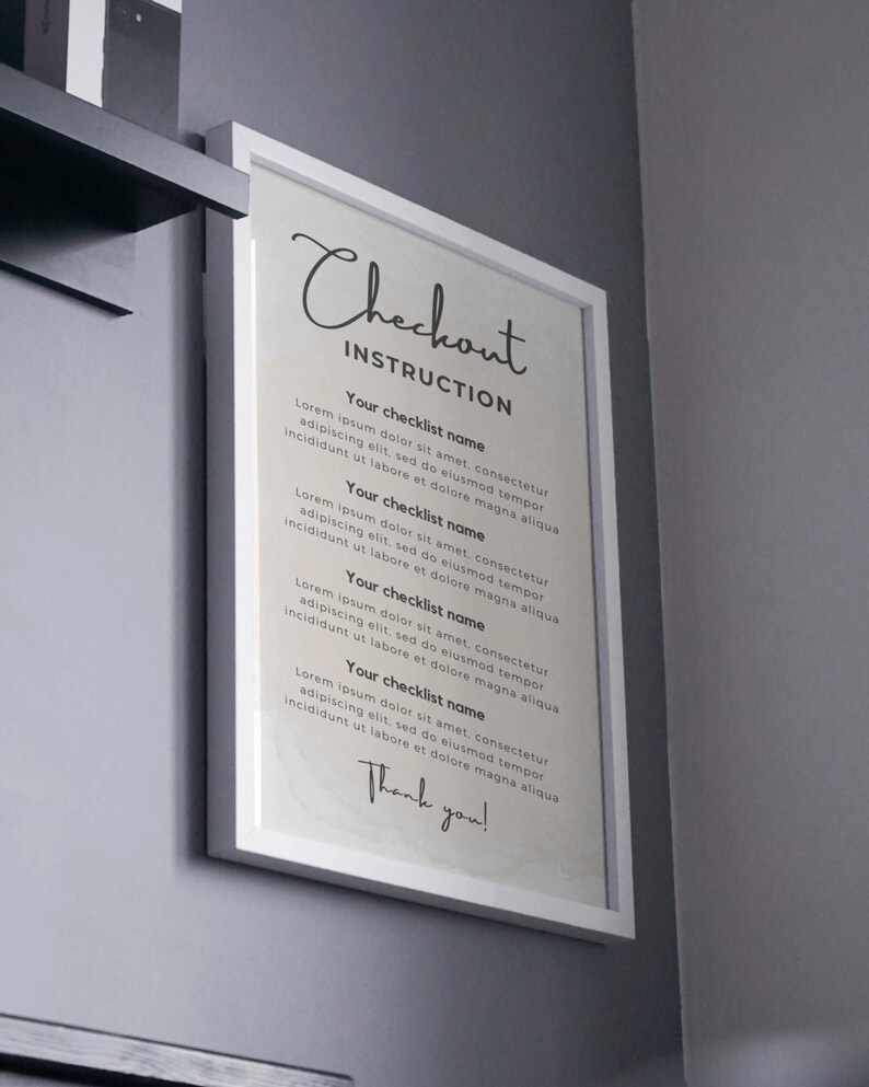 Editable Airbnb Signage Rental Host Sign Vrbo Property - Etsy