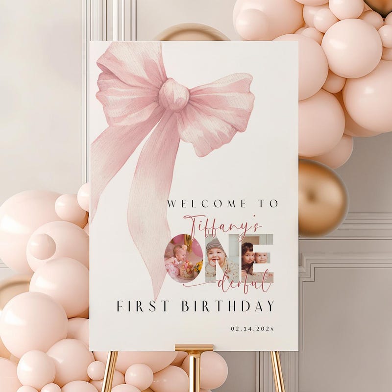 First Birthday Bows - Etsy