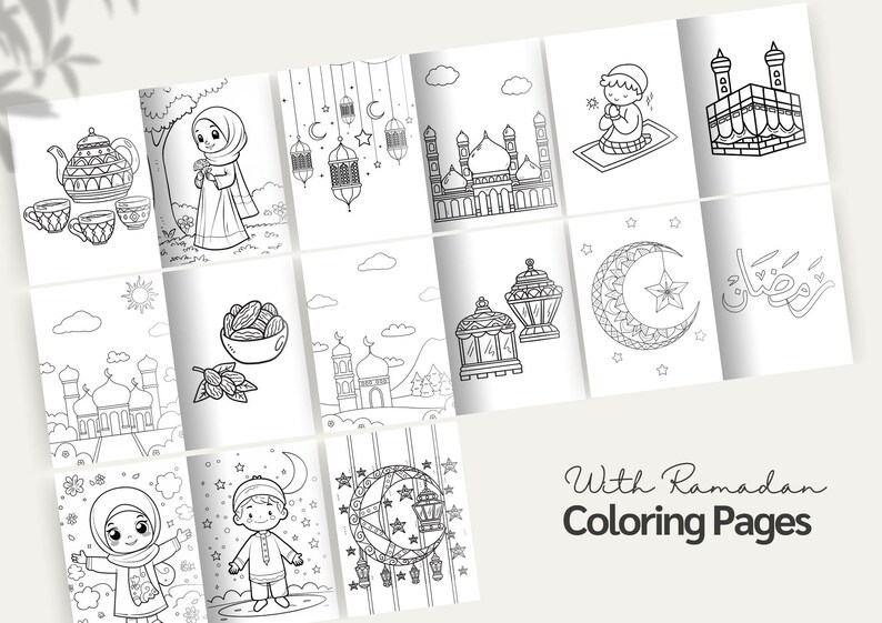 Ramadan Activity Book Printable, Eid Activity Book, Ramadan Printable ...