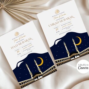 Umrah Invitation, Hajj Invitation, Hajj Mubarak Invitation, Islamic ...