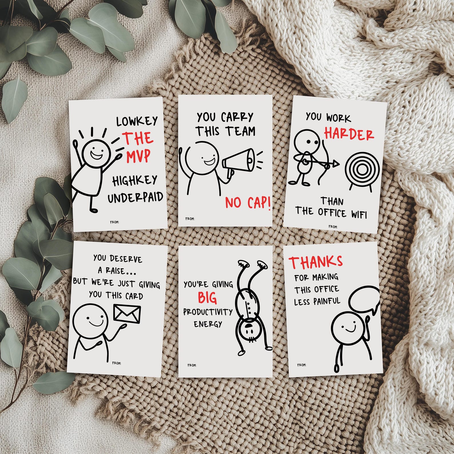 Sarcastic Coworker Gift Tags, Funny Slang Employee Cards, Gift Tag for ...