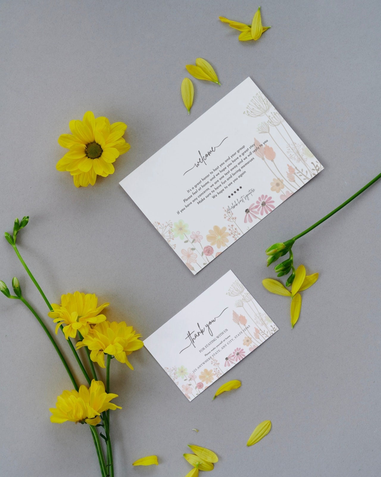 Editable Airbnb Thank You Card for Rental Host Printable - Etsy