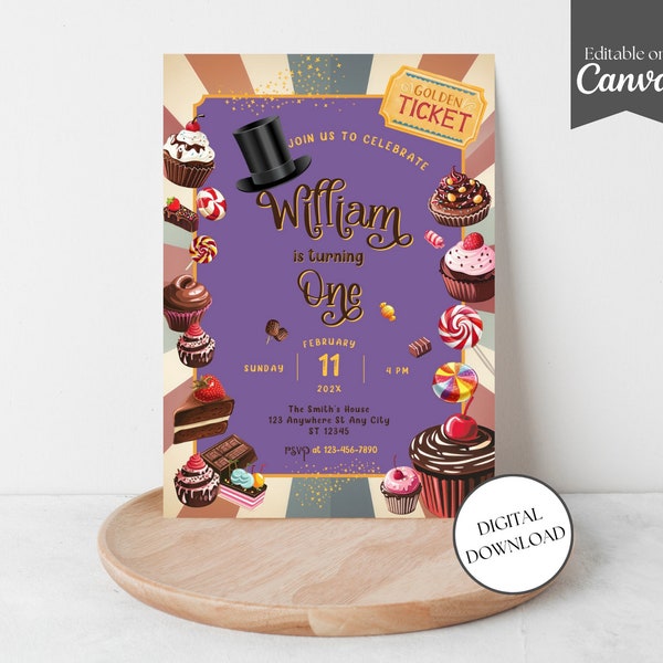 Charlie and the Chocolate Factory Party - Etsy