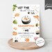 Sushi Birthday Invitation, Kawaii Japanese Party Invite, Wasabi Bento ...