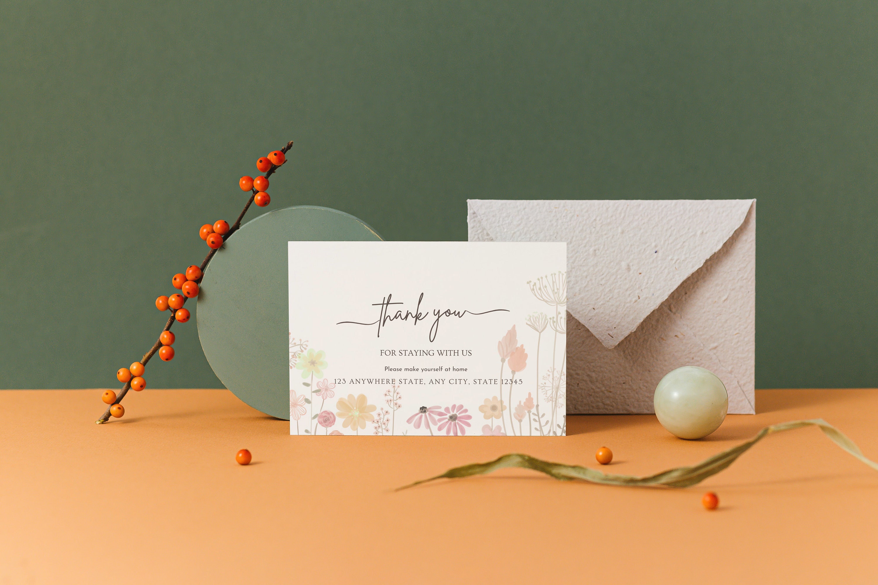 Editable Airbnb Thank You Card for Rental Host Printable - Etsy