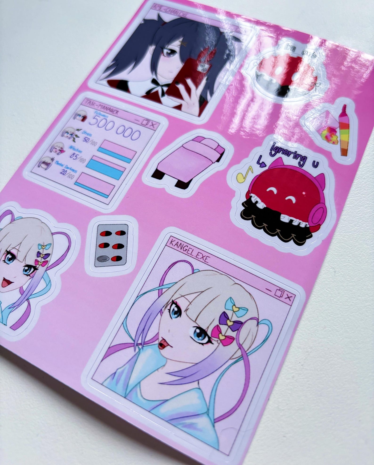 Needy Streamer Overload Vinyl Sticker Sheet A6 - Etsy