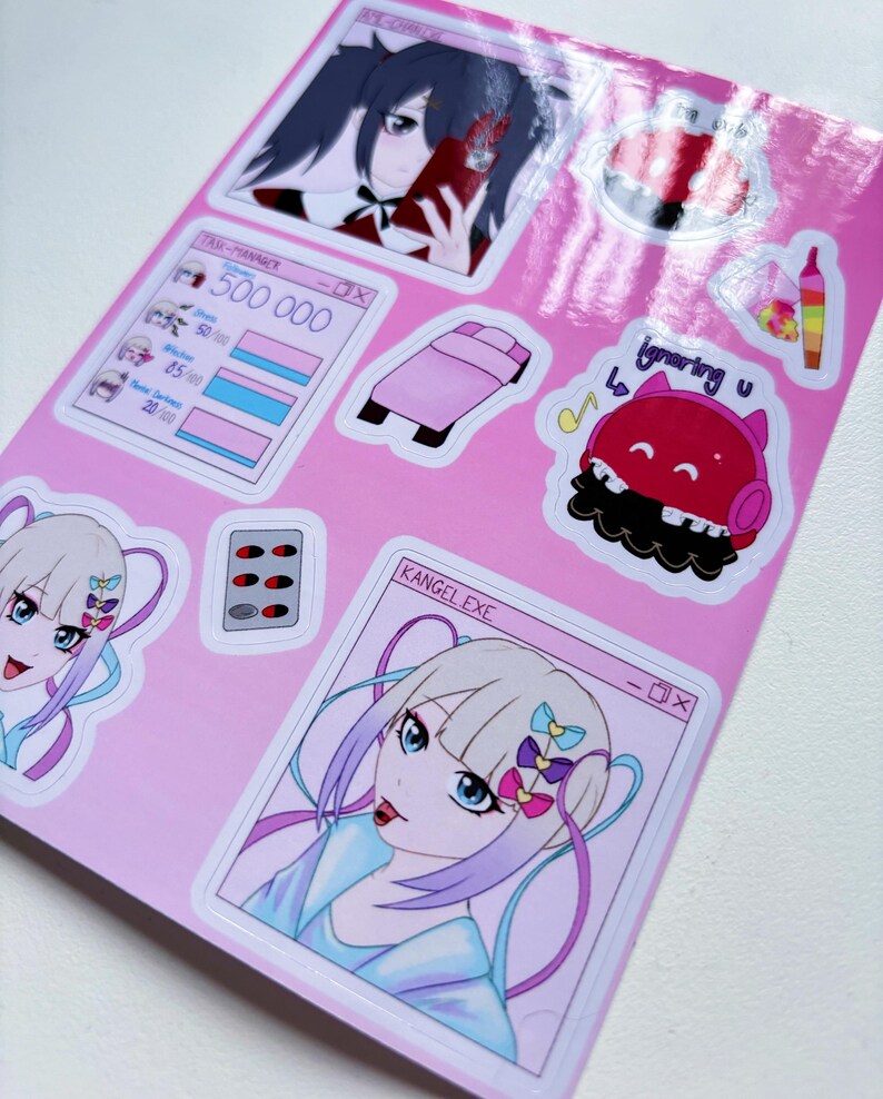 Needy Streamer Overload Vinyl Sticker Sheet - A6 - Etsy