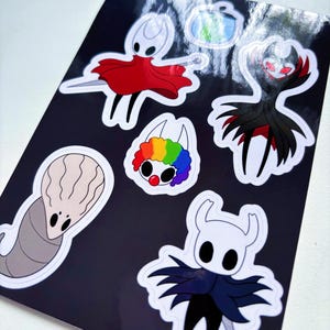 Hollow Knight Vinyl Sticker Sheet - A6 - Etsy