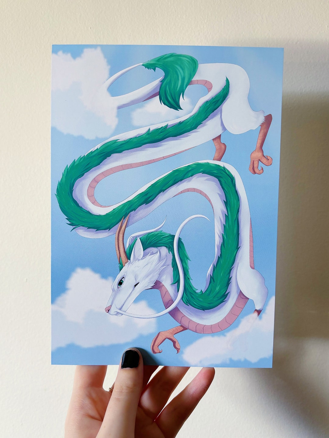 Spirited Away Haku Art Print - Etsy