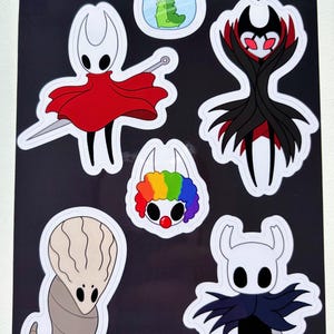 Hollow Knight Vinyl Sticker Sheet - A6 - Etsy
