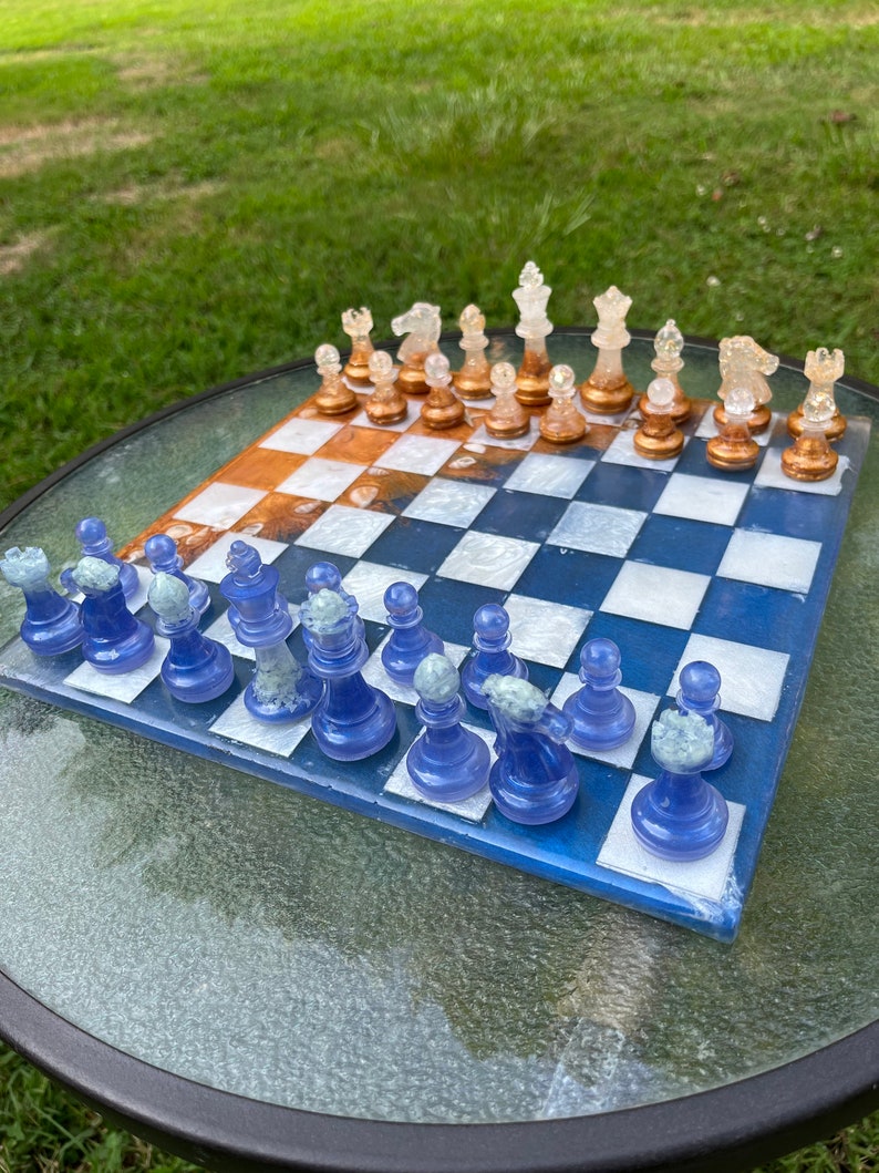Custom Beach Theme Chess Set - Etsy