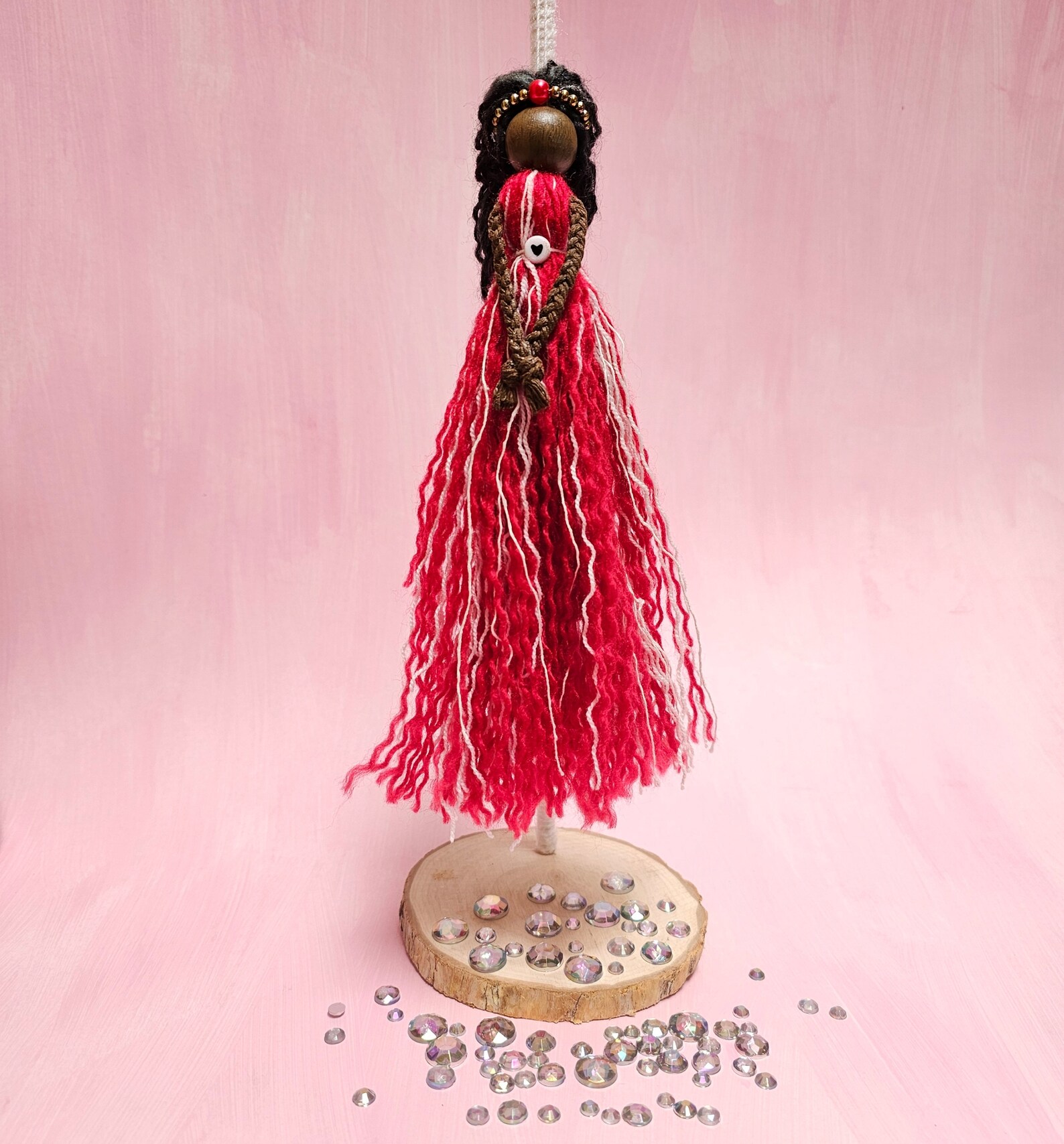 Valentine Red Trouble Doll - Dark - Etsy