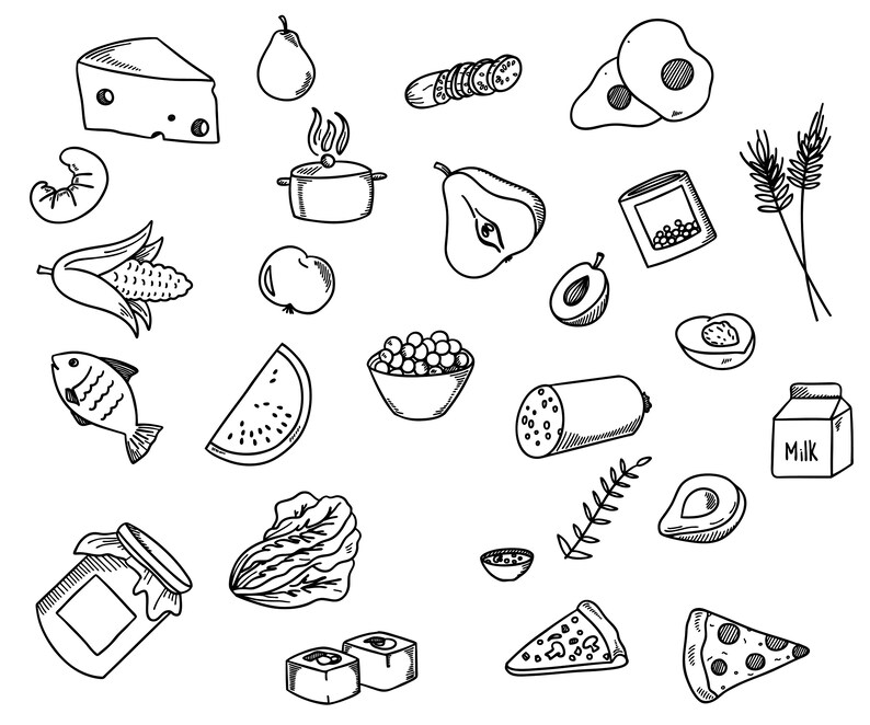 Kitchen Svg, Food Svg Bundle, Restaurant Svg, Food Cut File, Chef Svg ...