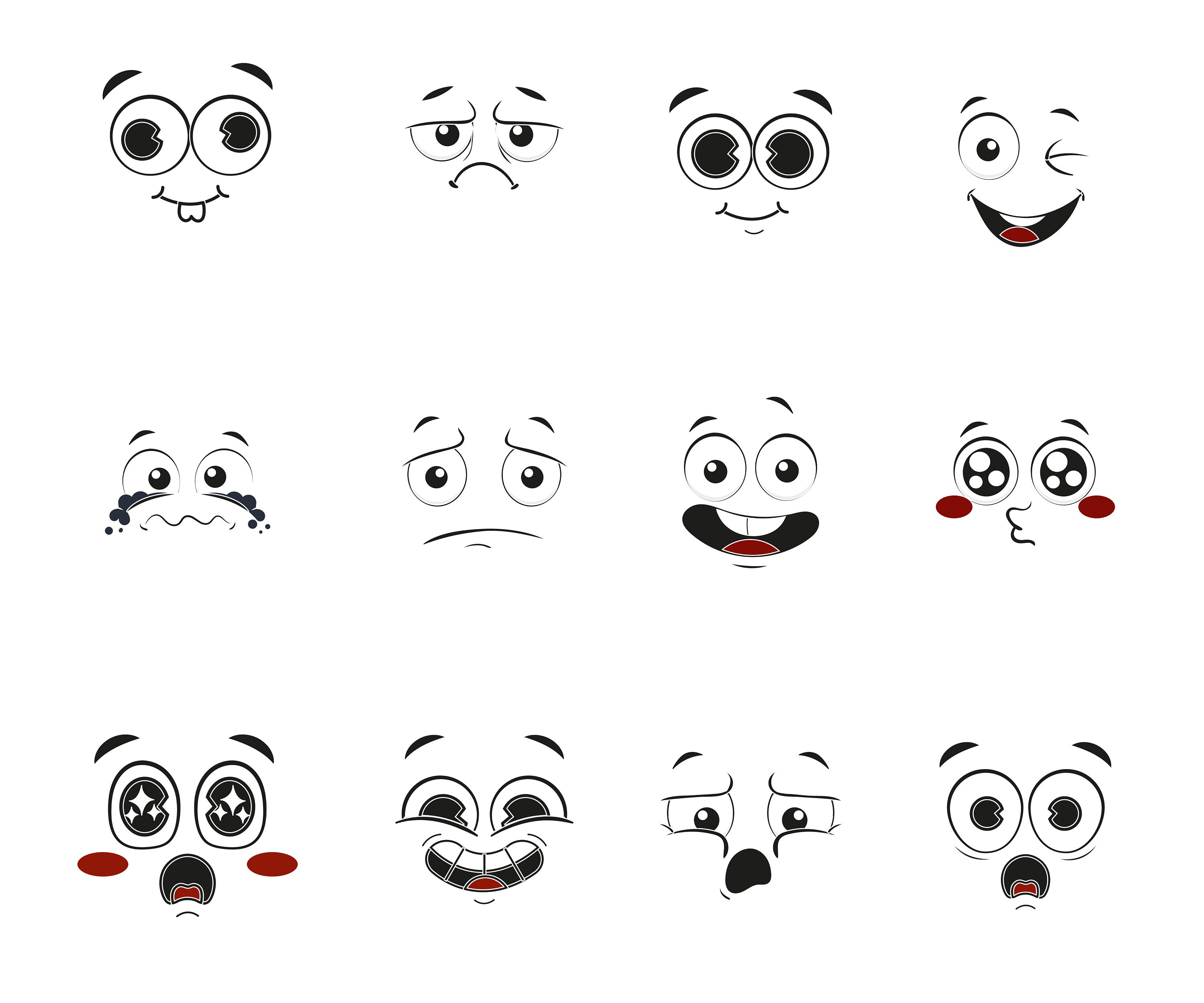 Mega SVG Bundle, Expressions Designs SVG, Svg Files for Cricut, Silhouette Cut Files, Clipart ...