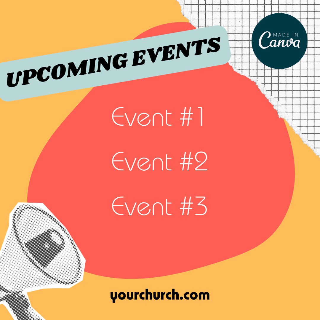 Church Social Media Pack | Canva Social Media Template, Church Social ...