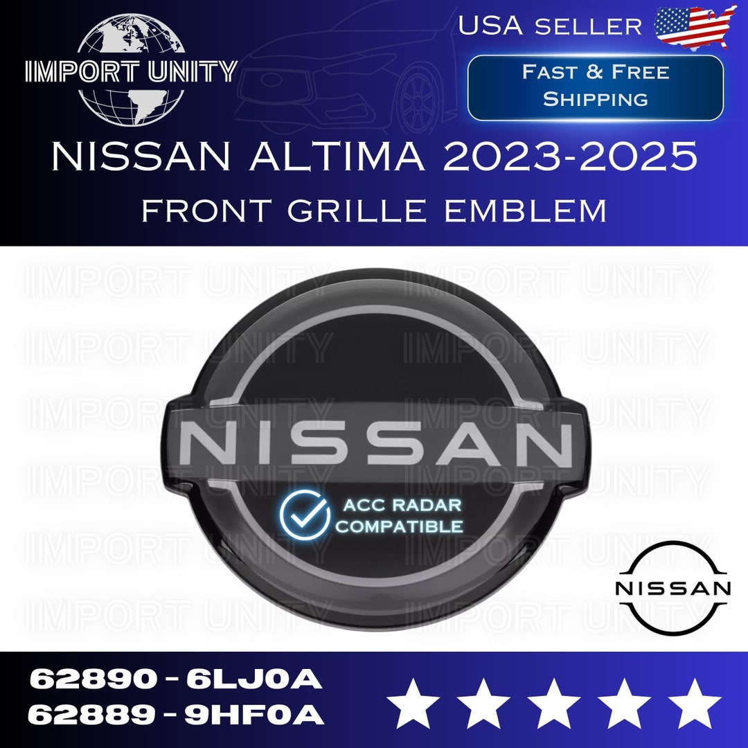 New 2023-2025 NISSAN ALTIMA NEW Genuine Radar Compatible Front Grille ...
